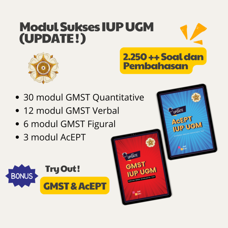 Tes AcEPT IUP UGM: Materi dan Prediksi Skornya (Update 2025) - IUP KKI